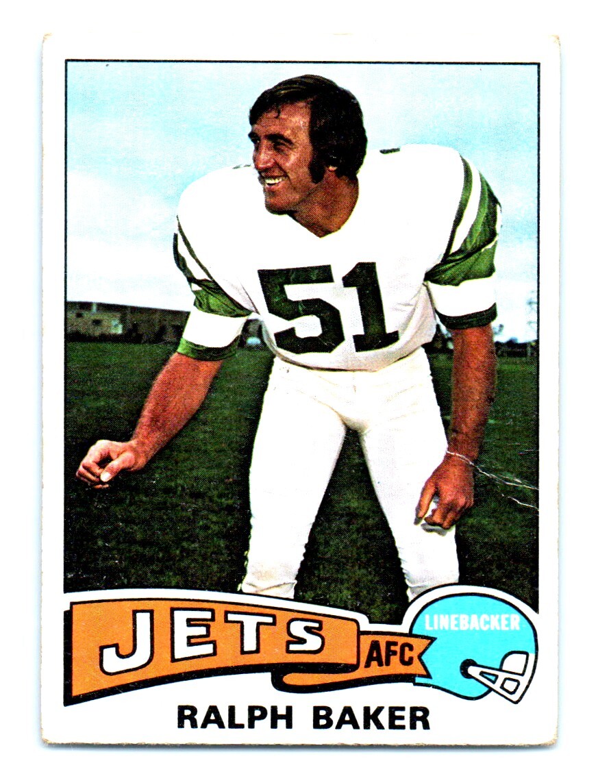1975 Topps Ralph Baker New York Jets #9 | eBay