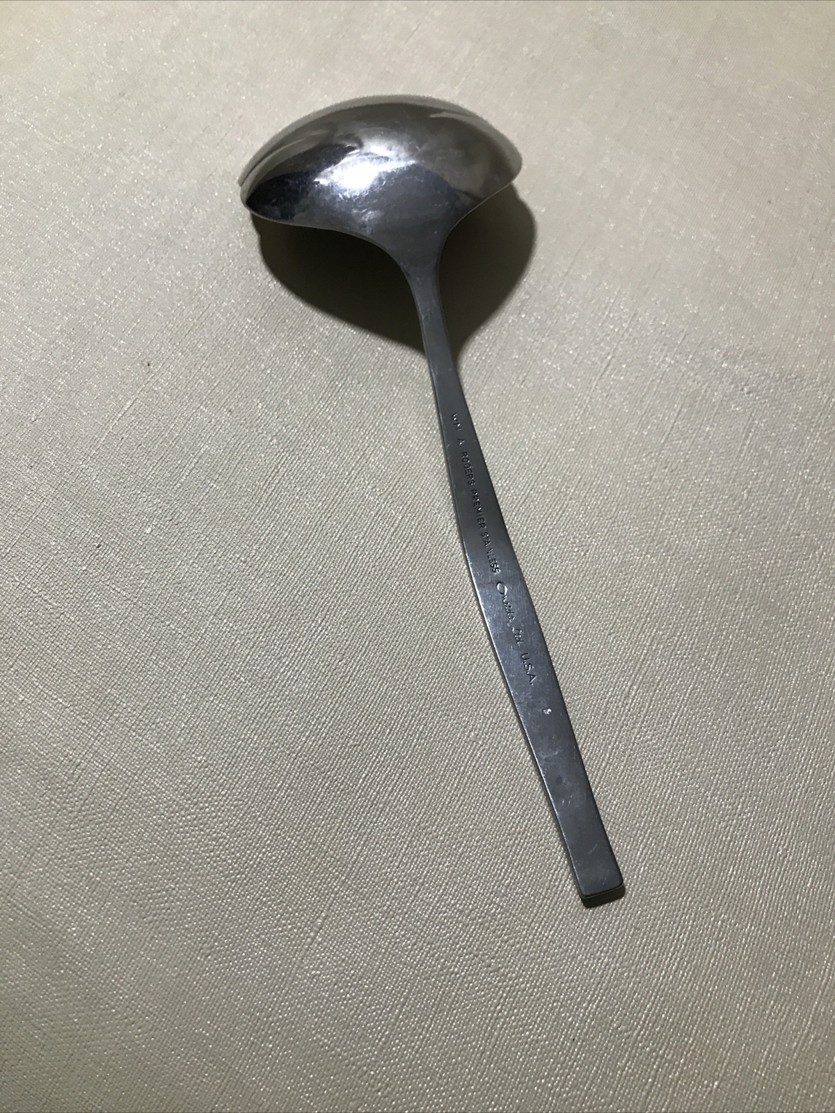 Oneida Wm A Rogers Premier Stainless Steel SPANADA 7-5/8” Gravy Ladle ...