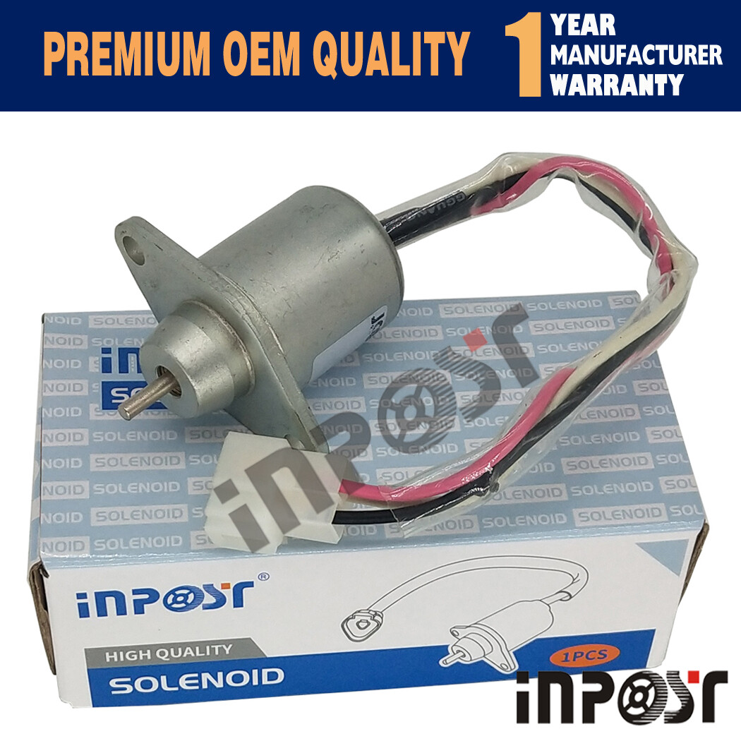 12V Stop Solenoid 118400-61950 1503ES-12K5SUC5S For Yanmar 2V78 2V750 ...