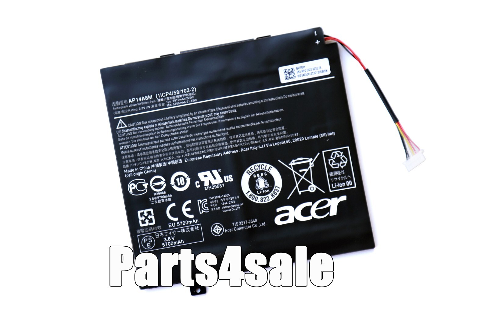 New Genuine AP14A8M Battery for Aspire Switch 10 SW5-011 SW5-012 Series ...