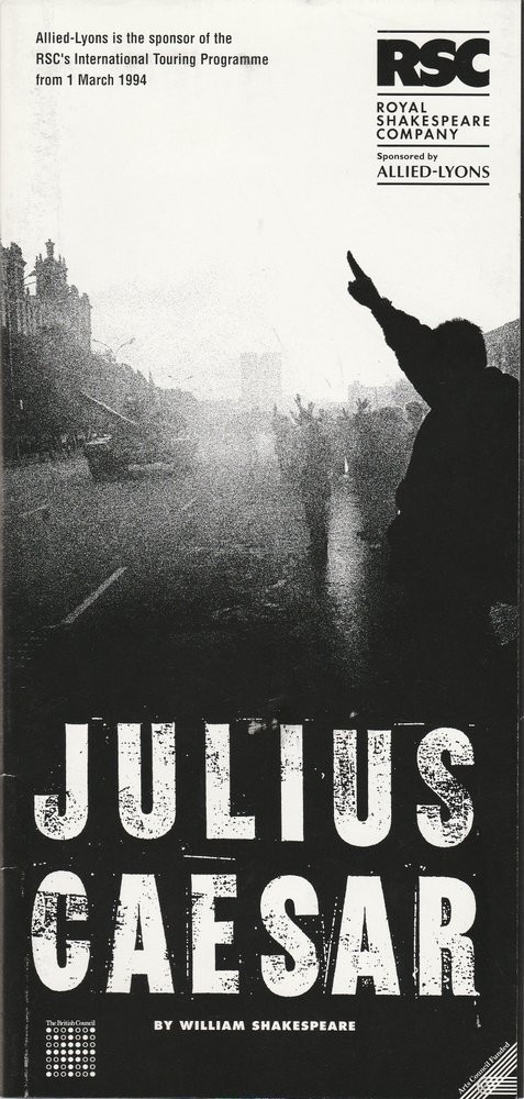 Programmheft JULIUS CAESAR RSC Royal Shakespeare Company 1993 | eBay