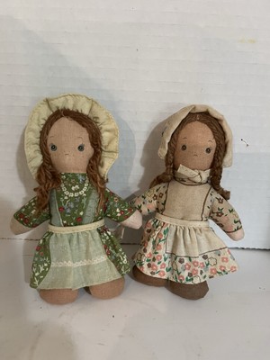 Vintage Holly Hobbies Friend Dolls Heather & Amy Knickerbocker Mini ...