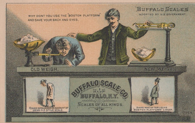 Antique Trading Card Buffalo Scales A12S | eBay