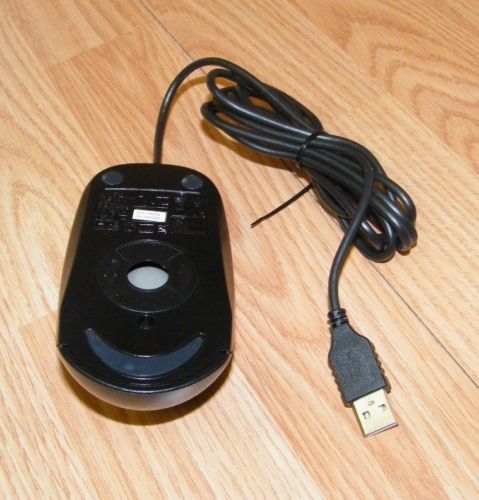 Genuine Dell (MO56UC) Black USB Wired 3-Button Standard Scroll Mouse ...