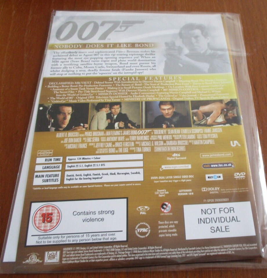 James Bond Goldeneye 2 Disc Ultimate Edition DVD Pierce Brosnan | eBay