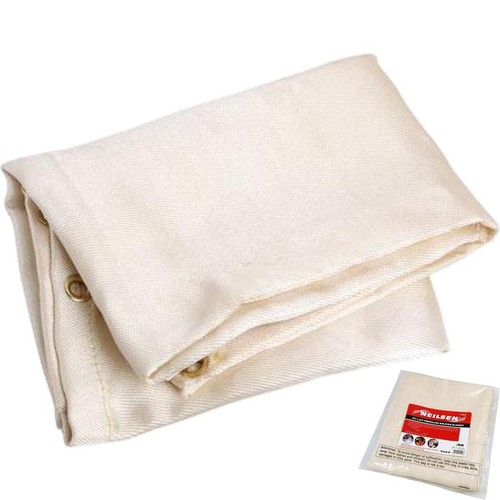 Neilsen 4ftx6ft Fiberglass Welding Blanket Protective Cover Heat Fire ...