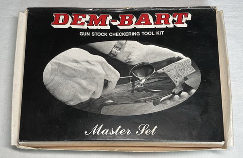 Dem-Bart Gun Stock Checkering Kit Master Set M-20 LPI 6 Tools 20 Lines ...