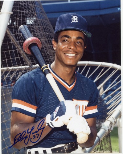 BARBARO GARBEY DETROIT TIGERS SIGNED 8x10 PHOTO w/ COA | eBay