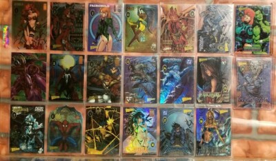 Wizard Magazine Trading Cards Series 4 Image,Event,Chaos,DC,Marvel ...