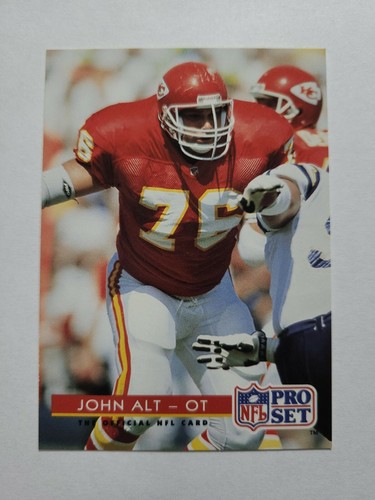 JOHN ALT 1992 PRO SET FOOTBALL CARD # 199 E6178 | eBay