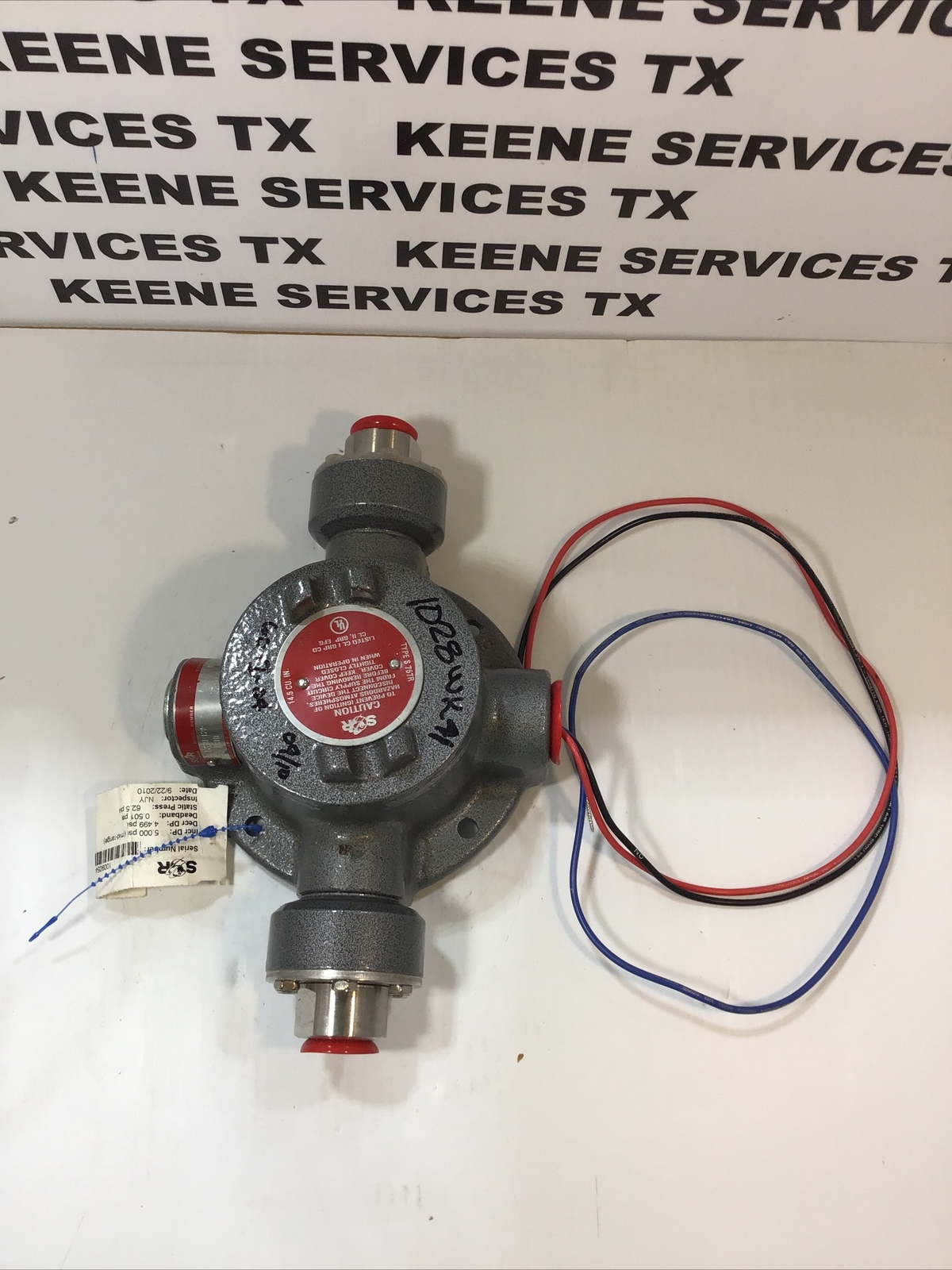 Sor Pressure Switch 15S-K2-N1-C2A 1000psi 2.5-8.0 PSID | eBay