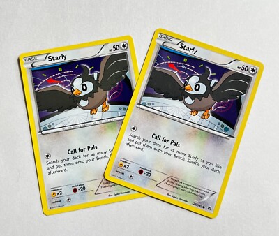 Starly 125/162 2x Pokémon Card 2015 Breakthrough LP x2 | eBay