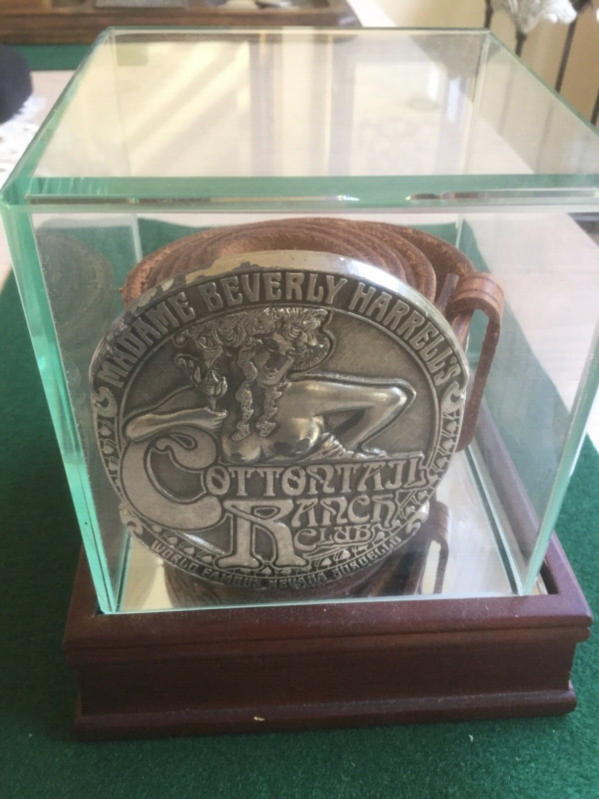 RARE Madame Beverly Harrell’s “Cotton Tail Ranch Club” belt and buckle ...