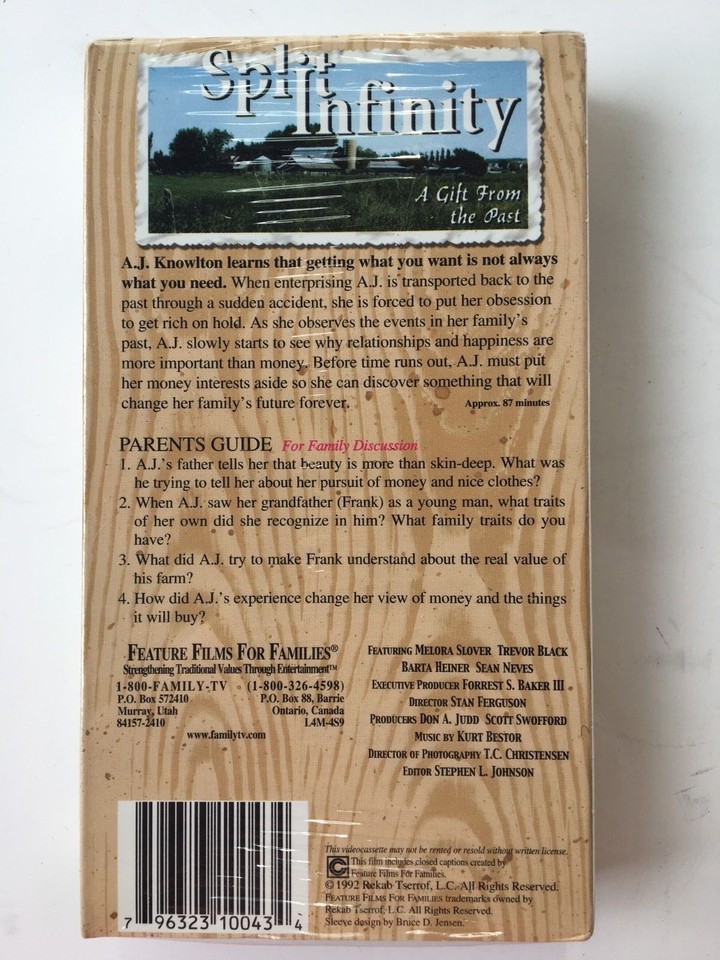 VHS Tape Split Infinity New with Factory Plastic Still on it. | eBay