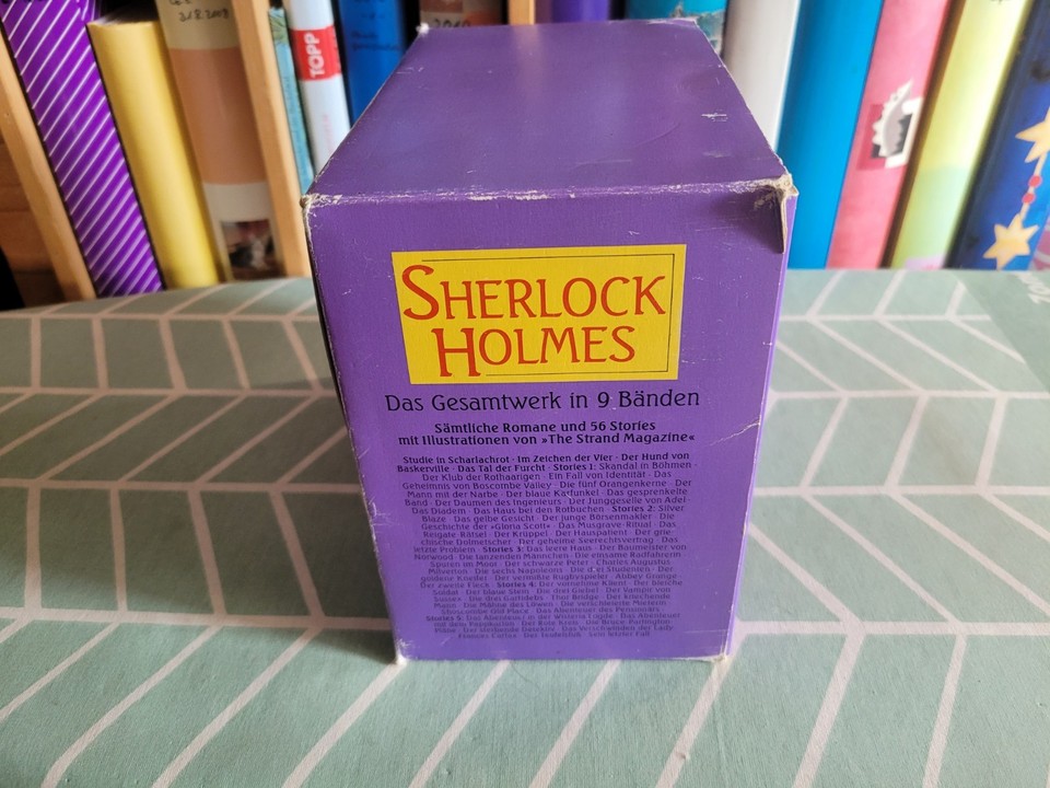 Sir Arthur Conan Doyle Sherlock Holmes Silhouette Schuber Delphin 1987 ...