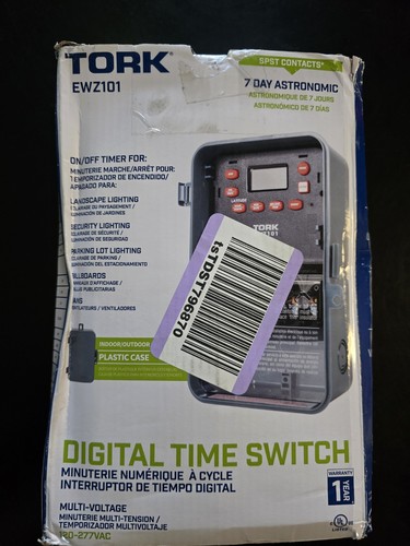 TORK TIMER SWITCH CLOCK EWZ101 EW101B E101B SUN SET ASTRONOMIC DIGITAL ...