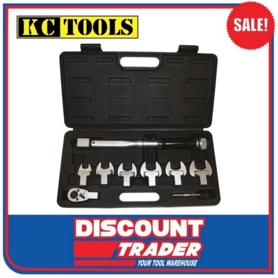 KC Tools 8Pc. 1/2" Drive Torque Wrench Set 10-80Nm Interchangeable ...