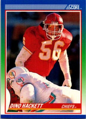 1990 Score Football 42 Dino Hackett | eBay