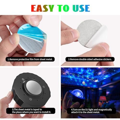 Car Disco Ball for Car Disco Light Rechargeable Battery Mini Disco Ball ...