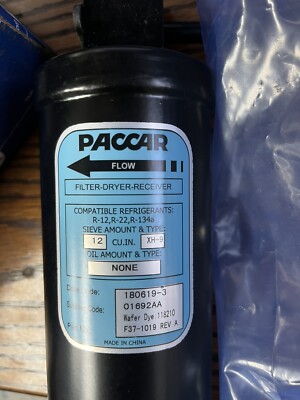 PACCAR AC Receiver Drier Reservoir F37-1019 | F371019 | Metal | A/C ...