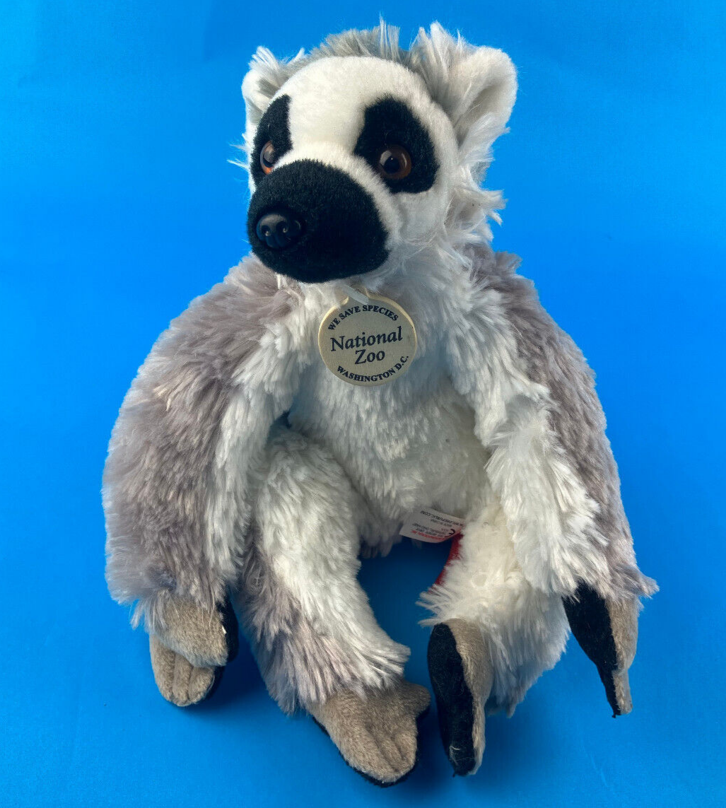 Wild Republic Ring Tailed Lemur Plush 9" National Zoo Washington DC Classroom | eBay