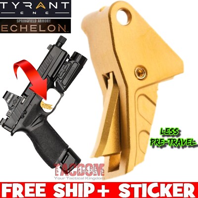 Tyrant CNC for Springfield Echelon GOLD I.T.T.S TRIGGER FLAT - 20% LESS ...