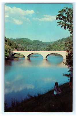 Postcard KY Kentucky Cumberland Falls State Park Gatliff Memorial ...