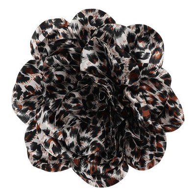 Leopard Flower Brooch Lapel Pins Large Flower Brooches Pin Clothes ...