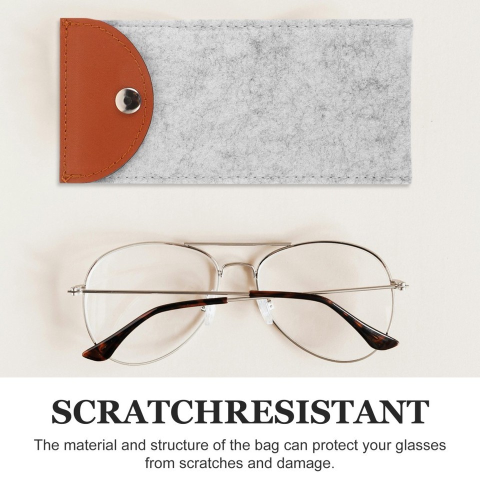 3 Pcs Compact Glasses Case Eyeglasses Pouch Cases Triangle Shape | eBay ...