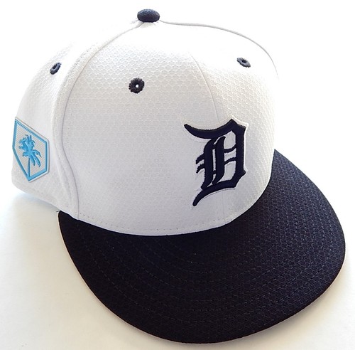 2019 Detroit Tigers Spring Training White MLB New Era 5950 Fitted Hat ...