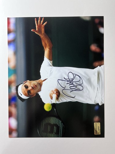 Roger Federer Autographed 8x10 Photo W/COA Tennis Legend | eBay