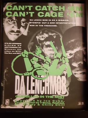 Da Lench Mob Guerrillas In The Mist Rare Original Promo Poster Ad ...