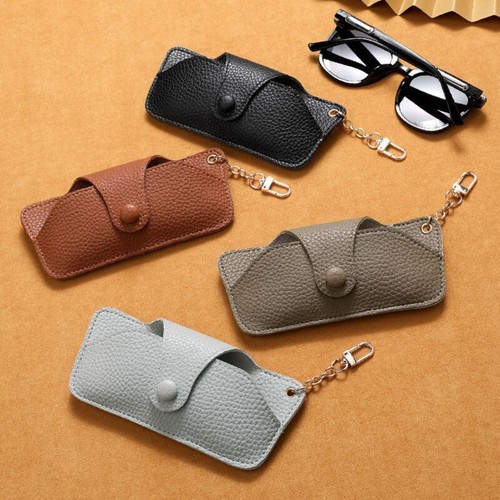 PU Leather Portable Spectacle Case Storage Bag Protective Cover Glasses ...