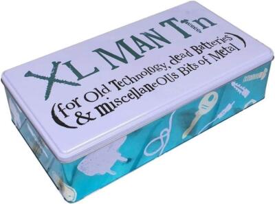 Man Stuff Tin Novelty Large Gift Box Brightside Fun Gifts Joke Fathers ...