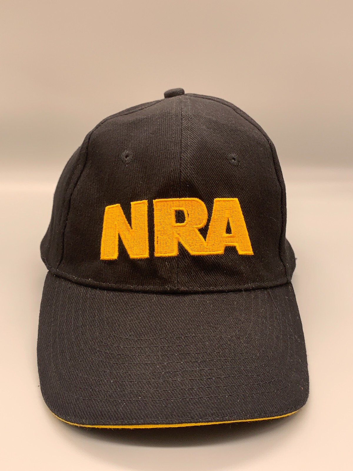 NRA National Rifle Association Hat Cap Adjustable Strap Back Black ...