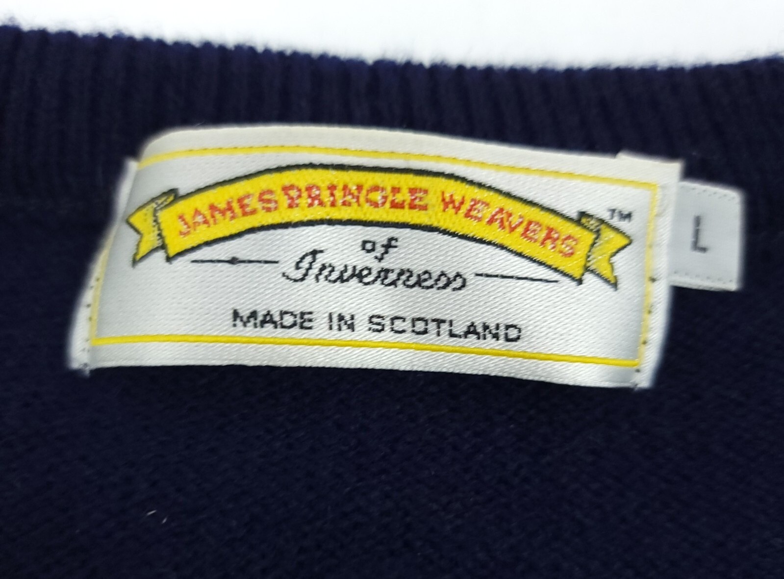 James Pringle Weavers lambswool plaid tartan sweater … - Gem