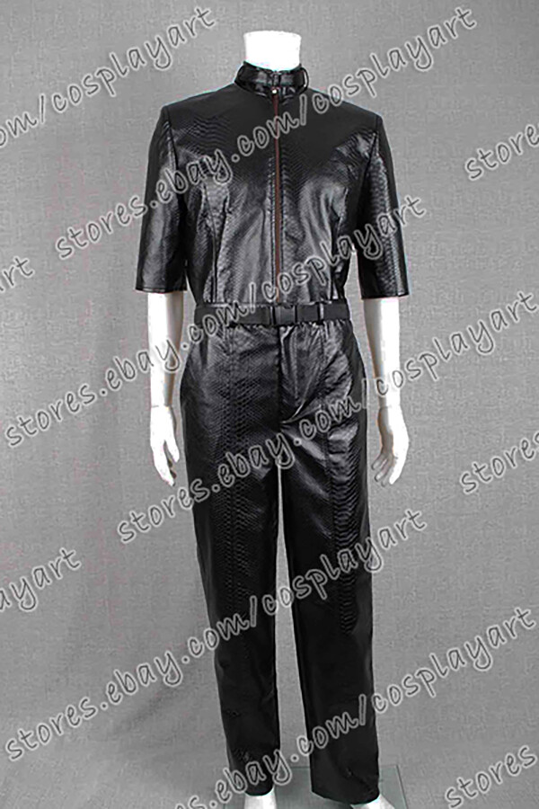 Resident Evil 5 Albert Wesker Cosplay Costume Black Coat Outfits ...