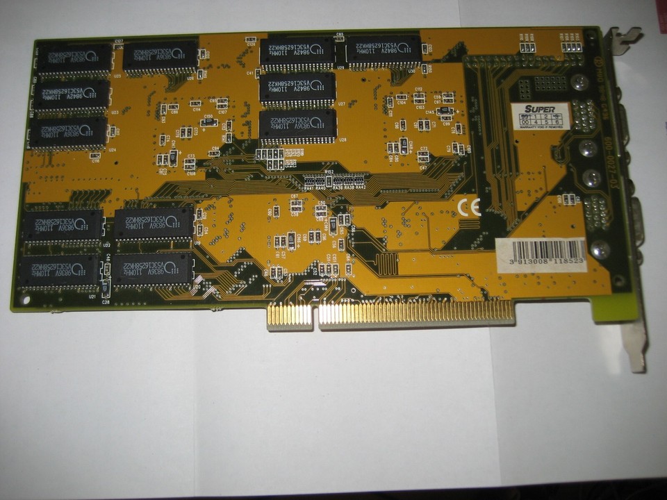 3Dfx Voodoo 2 PCI Card 12M RAM Vulcano 3DX2000 110 MHz Video RAM Works ...