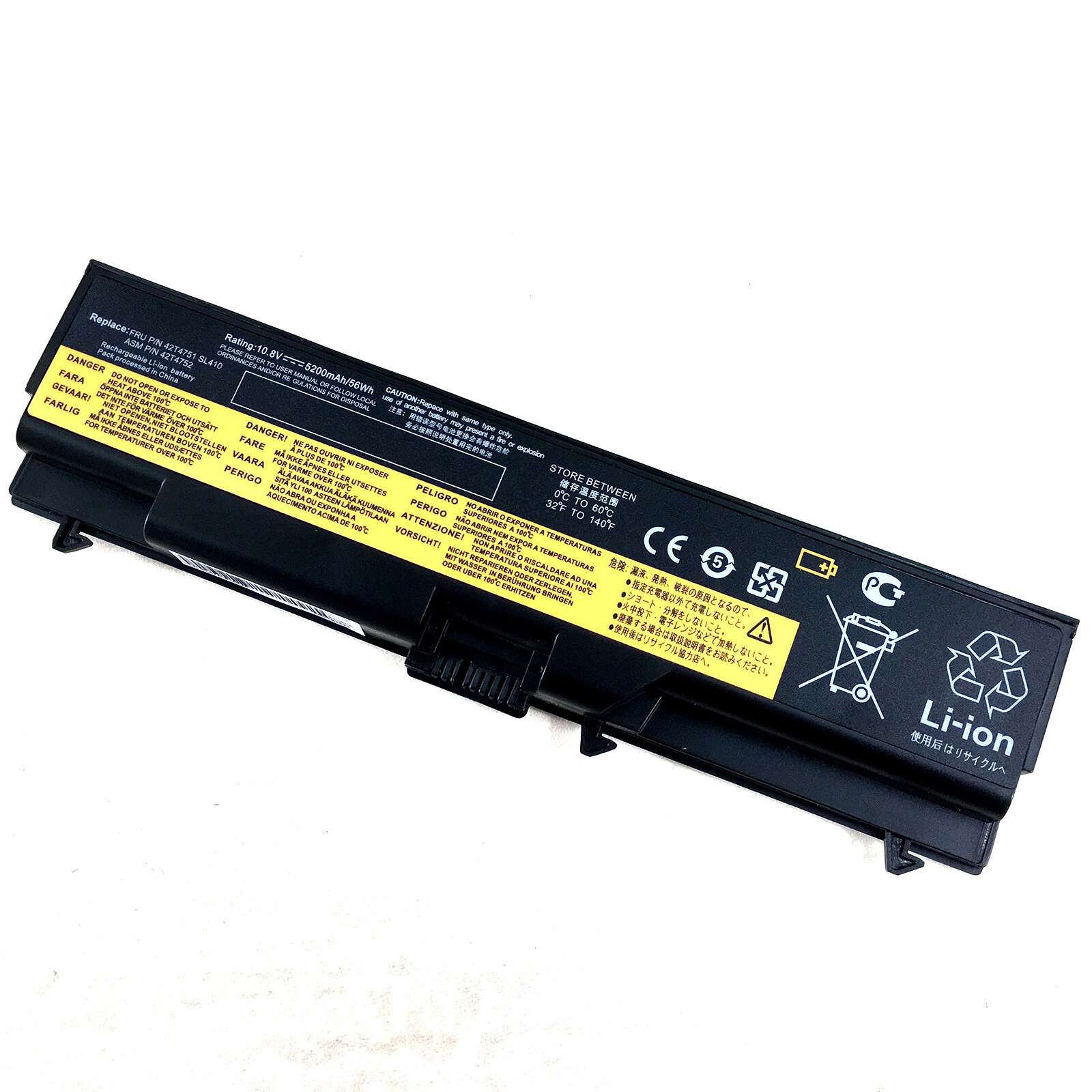 Battery for Lenovo ThinkPad T410i 2539,W520 4276,W520 4270, L520 7860 ...