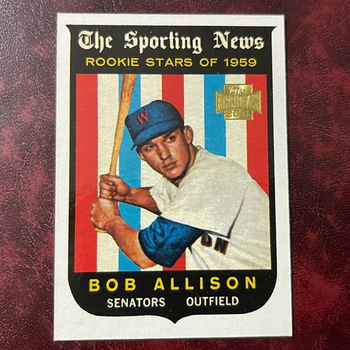 2001 Topps Archives Set 1959 BOB ALLISON ROOKIE #116 WASHINGTON ...