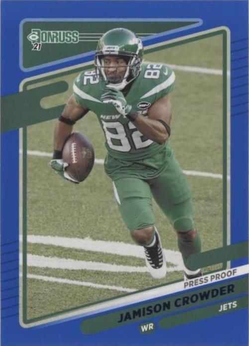 2021 Panini Donruss - Jamison Crowder #40 Press Proof Blue for sale ...