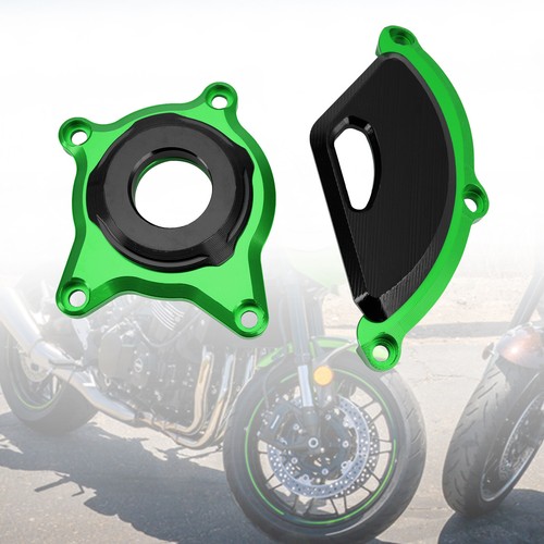 Plastic Engine Protector Covers Slider Green For Kawasaki Z900 Rs Cafe ...