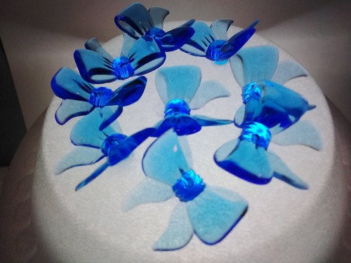 30 Blue Ribbon Bows for Ceramic Christmas Trees | eBay