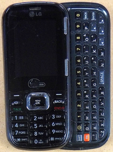 LG Rumor 2 II VM265 - Black and Gray ( Virgin Mobile ) Very Rare Slider ...