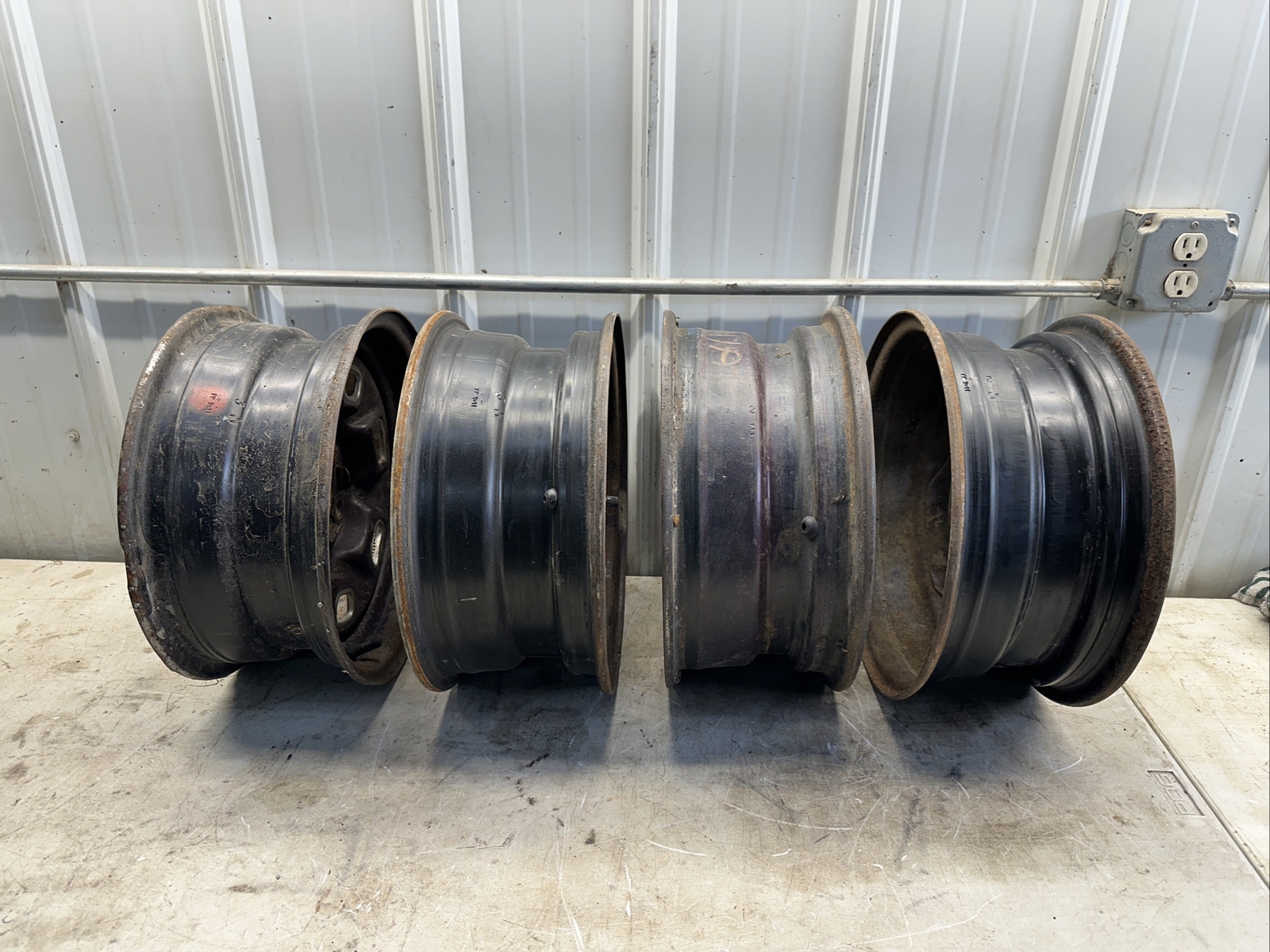 1970-1981 Chevy Camaro El Camino Chevelle Nova Rally Wheels 14x6 Set ...