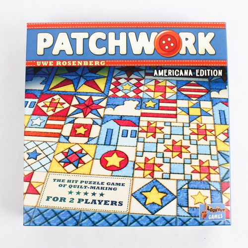Lookout Games Patchwork Board Game Two Player Quilting Strategy Game Family Fun | eBay