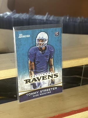 2012 Bowman Tommy Streeter Rookie #114 Baltimore Ravens RC | eBay
