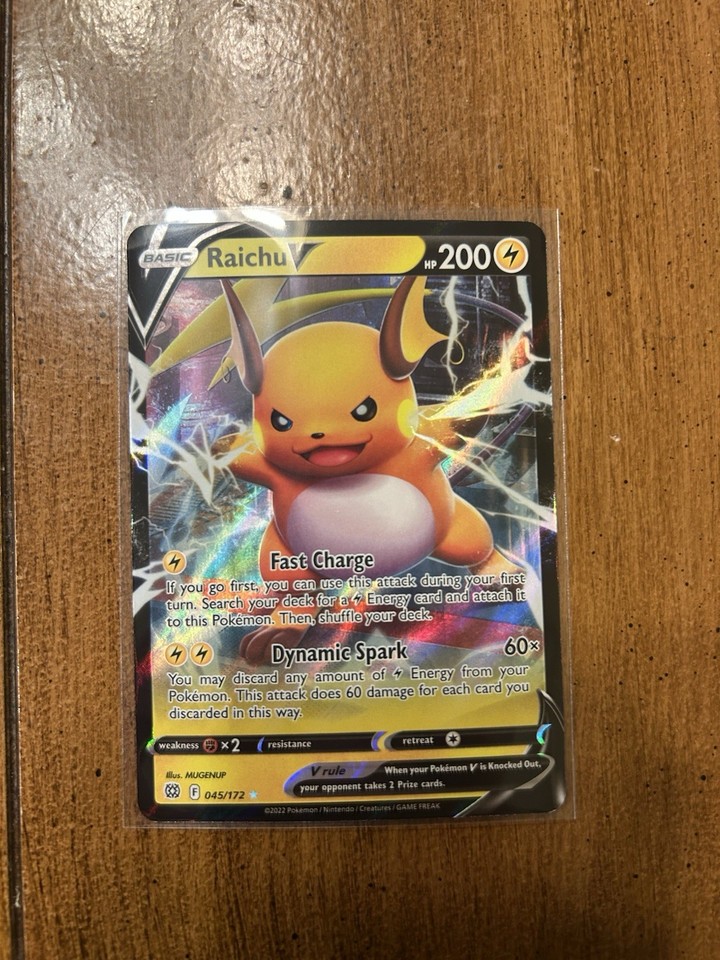 Pokemon TCG Brilliant Stars - Raichu V 045/172 | eBay
