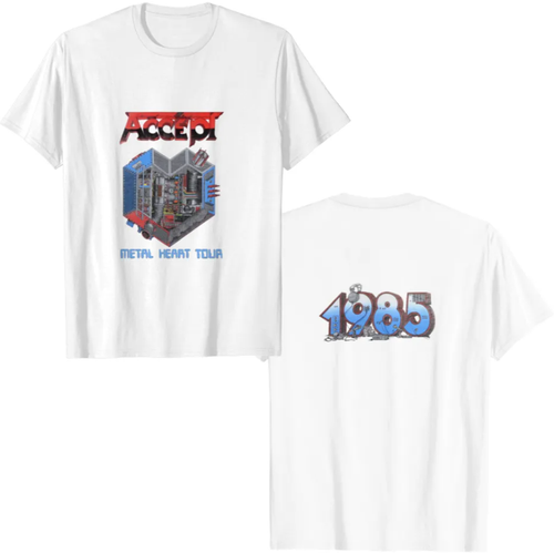 vintage 1985 Accept Metal Heart Tour Shirt Heavyweight T-shirT-shirT | eBay