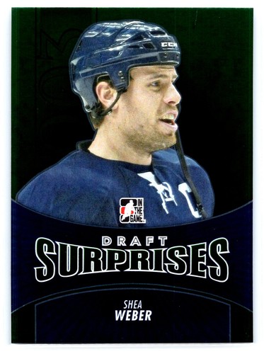 2012-13 In The Game Draft Shea Weber Emerald Parallel #/50 #173 | eBay